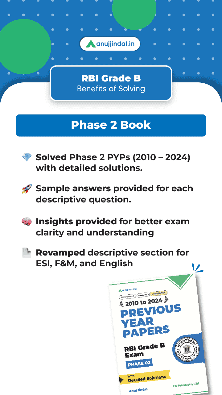RBI Grade B Previous Year Question Papers - Anuj Jindal